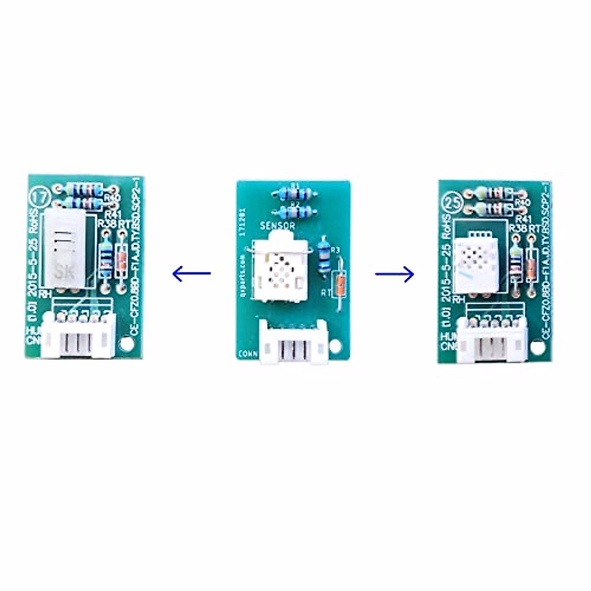 QXParts Humidity Sensor Replacement Compatible With Danby Toshiba Midea Sencor Dehumidifiers Error A5 AS
