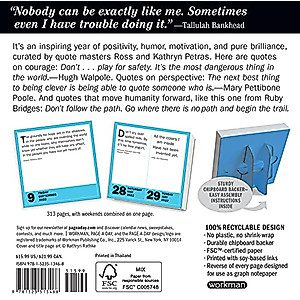 365 Smartest Things Ever Said! Page-A-Day Calendar 2022: An Inspiring Year of Positivity, Humor, Motivation, and Pure Brilliance.