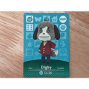 Animal Crossing Happy Home Designer Amiibo Card Digby 009/100 by Nintendo