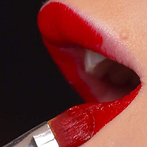 PERFECT Red Lipstick - 12-Hour Kiss Proof Velvet - Ultra Long Lasting - Brush & Diamonds - Clean, Vegan, Independent & Cruelty Free