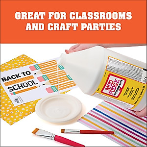 Mod Podge CS11304 Waterbase Sealer, Glue and Finish, 128 oz, Matte