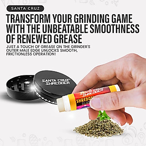 Santa Cruz Shredder Grinder Lubricating Grease, Works with All Models Eases The Shifting and Improves The Functionality