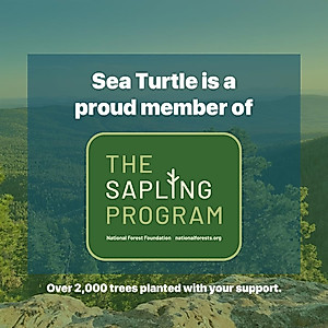 Sea Turtle Plant-Based Bristles, Bamboo Toothbrushes, Soft Natural Toothbrush for Kids (4 Pack)