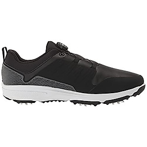 Skechers Men's Torque Twist Waterproof Golf Shoe, Black, 9 Wide