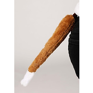 Puppy Dog Ears and Tail Costume Accessory Kit - Plush Ears and Faux Fur Tail, One Size Fits Most Brown