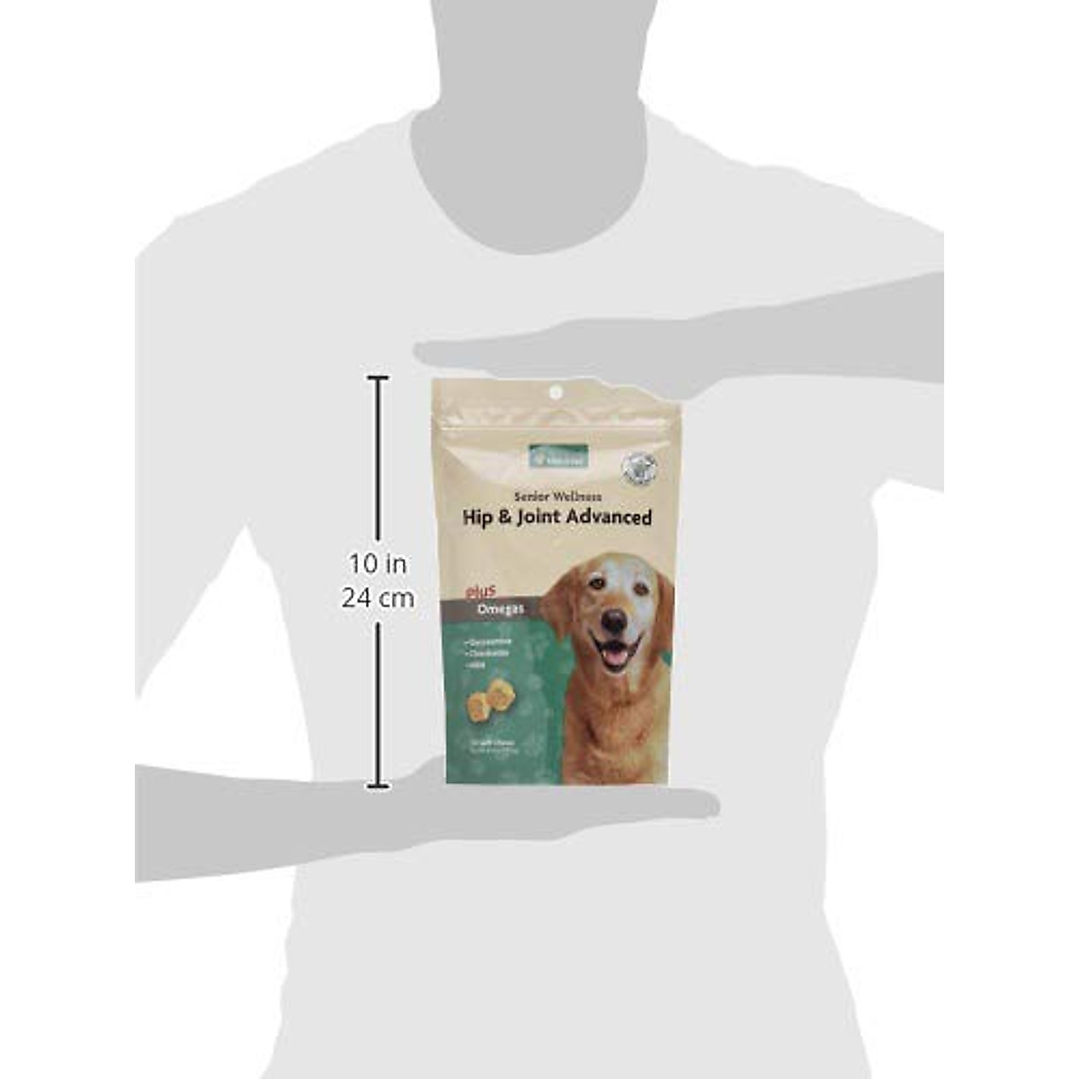 NaturVet – Senior Wellness Hip & Joint Advanced Plus Omegas | Help Support Your Pet’s Healthy Hip & Joint Function | Supports Joints, Cartilage & Connective Tissues | 120 Soft Chews