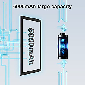 Tablet with Keyboard, 2 in 1 Tablet Android 11, 10.1 inch Tablets Octa-Core Processor, 4GB RAM+64GB ROM, 1920x1200 FHD Touch Screen, 13MP Dual Camera, BT, WiFi, Google Certified Tablet PC