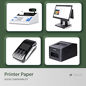 FungLam Thermal Receipt Paper Rolls 3-1/8" x 119' Thermal Paper Cash Register POS Receipt Paper (10 Rolls)