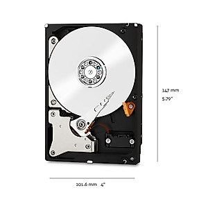 WD Red 8TB NAS Hard Disk Drive - 5400 RPM Class SATA 6 Gb/s 128MB Cache 3.5 Inch - WD80EFZX