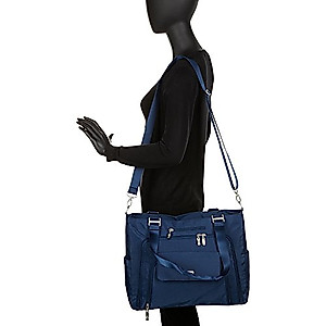 Baggallini womens Rfid Integrity Tote, Azure Blue, One Size US