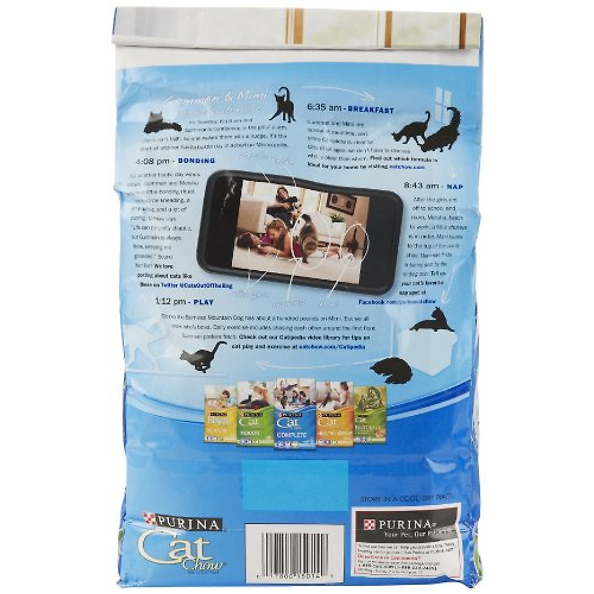 Purina Cat Chow Dry Cat Food, Complete, 3.15 Pound Bag