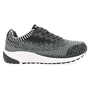 Propét Women's EC-5 Sneakers, Black, 8.5 Medium US