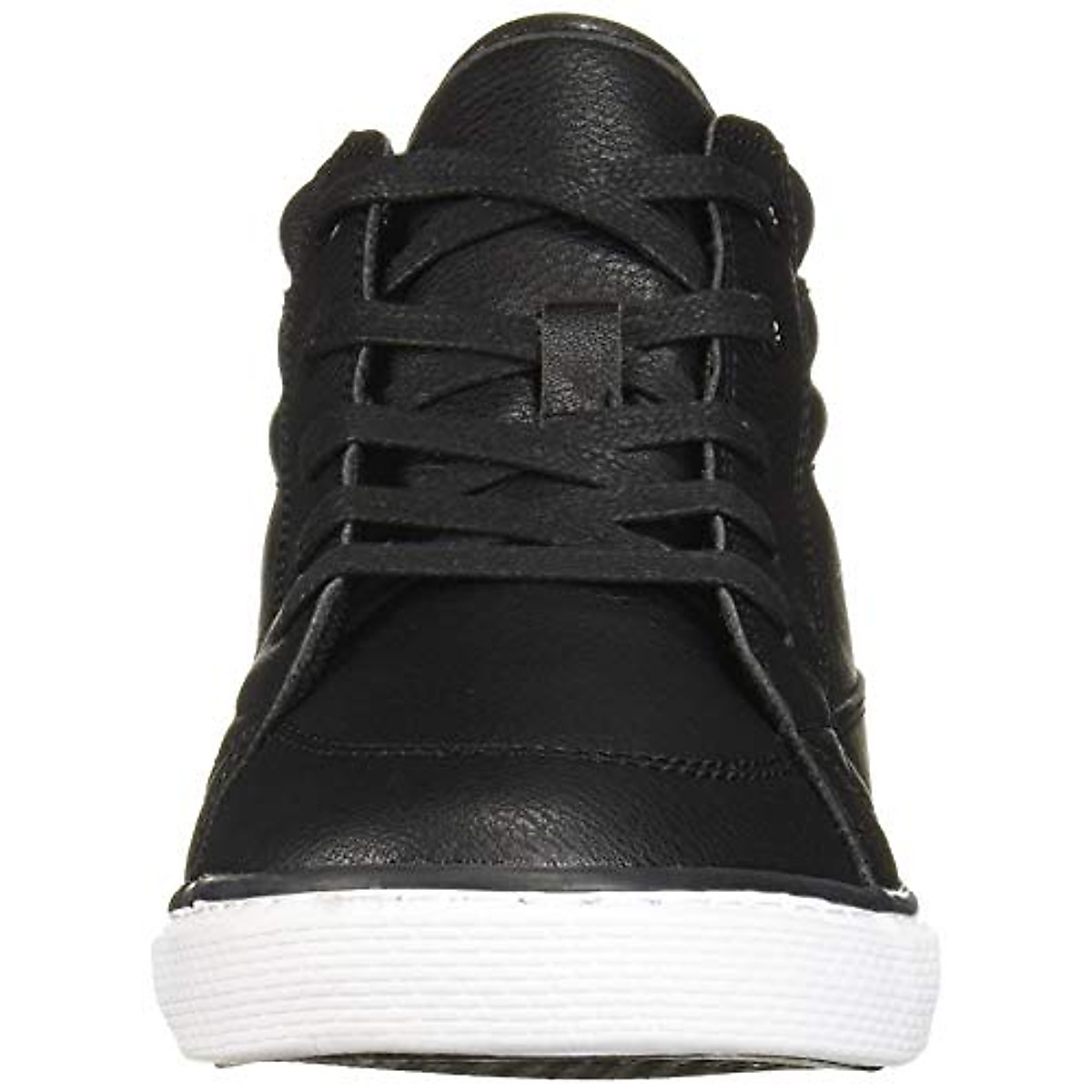 The Children's Place,Baby-Boys,Mid Top Sneaker,and Toddler Uniform Hi Top Sneakers,Black,5 Big Kid