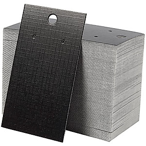 Earring Holder Cards Display Stand for Jewelry Ear Studs Selling 3x2", 200 Pack.