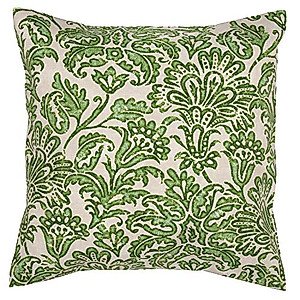 Decorative Things Outdoor Pillows for Patio Furniture Made of Tommy Bahama Fabric Green Batik Pillow Cover 18" x 18" Set of 2