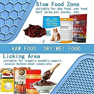 Kabetig Silicone X Large Dog Lick Mat for Dogs with Suction Cups - Dog Licking Mat/Pad for Anxiety and Boredom Relief - Alternative to Slow Feeder Dog Bowl - Use for Food/Treats/Yogurt/Peanut Butter