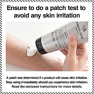 [Japanese Quality] NULL Hair Removal Cream for Men. Large 8.81 oz. Works great approx. 5 mins on pubic hair, body, arms, legs, and male chests, Painless, Aloe Vera, Depilatory cream for men