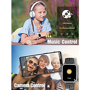 MgaoLo Kids Smart Watch for Boys Girls,Games Fitness Tracker with HR Sleep Monitor,Sport Activity Tracker with Pedometer Steps for Fitbit Calories Counter,DIY Watch Face Touchscreen (Green)