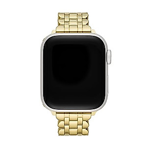 Kate Spade New York Women's Gold-tone Scallop Stainless Steel Bracelet Band for Apple Watch®, 38/40/41mm (Model: KSS0143)
