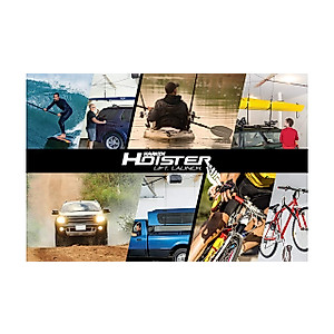 HARKEN - Hardtop Overhead Garage Storage Hoist for Jeep Wrangler and Ford Bronco, Self-Leveling, Safe Anti-Drop System, Easy One-Person Operation, (Bonus T Knobs for Quick Hard Top Removal)