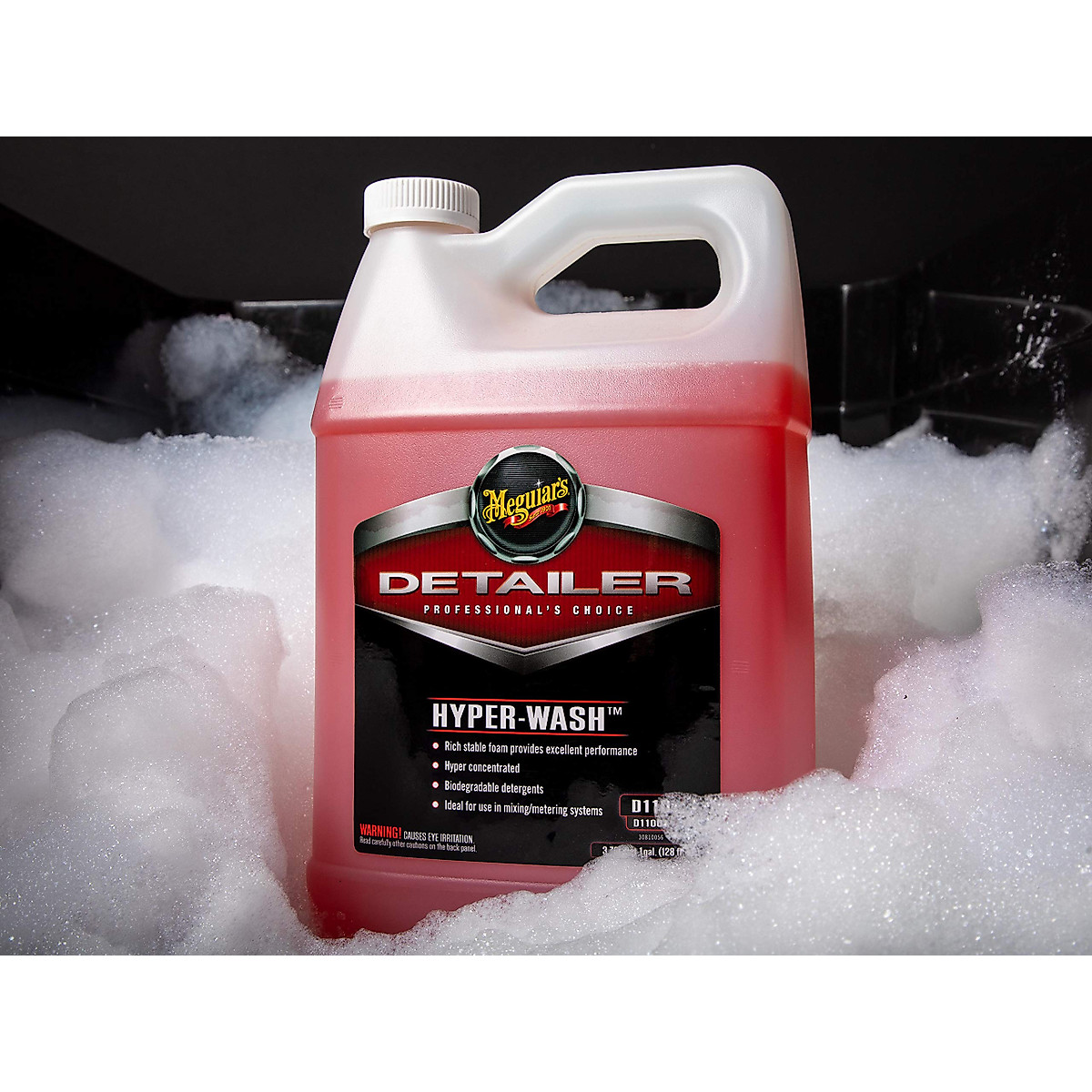 Meguiar's D11001 Hyper-Wash Foaming Car Wash Lifts Off Dirt and Leaves a Rich Shine - 1 Gallon Container