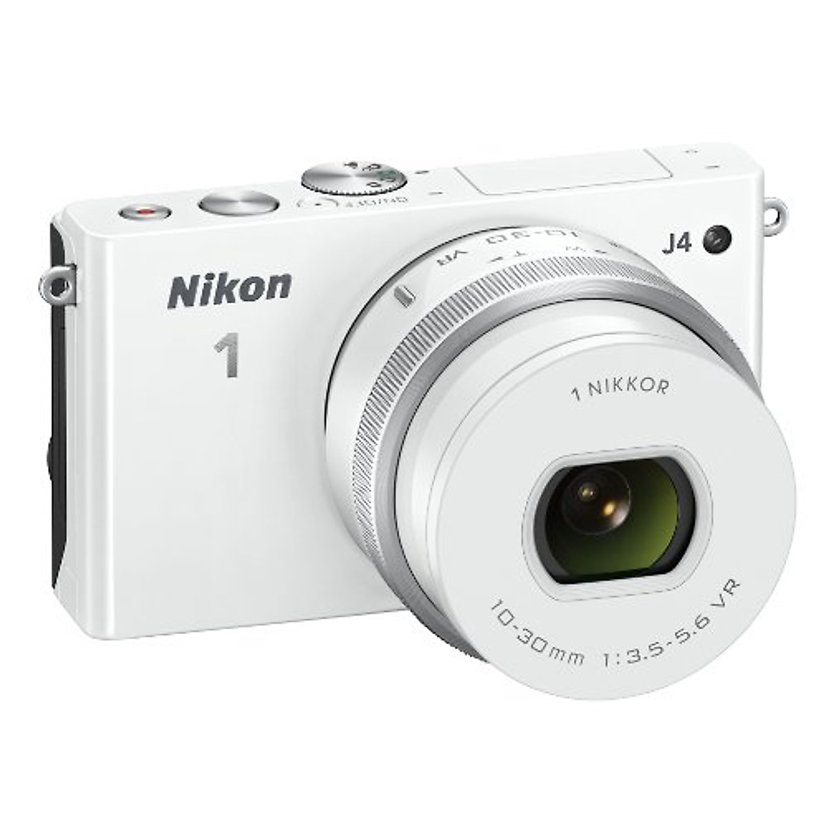 Nikon 1 J4 Digital Camera with 1 NIKKOR 10-30mm f/3.5-5.6 PD Zoom Lens (White) (Discontinued by Manufacturer)