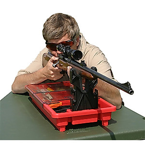 MTM Portable Rifle/Shotgun Maintenance & Gun Cleaning Center,Red