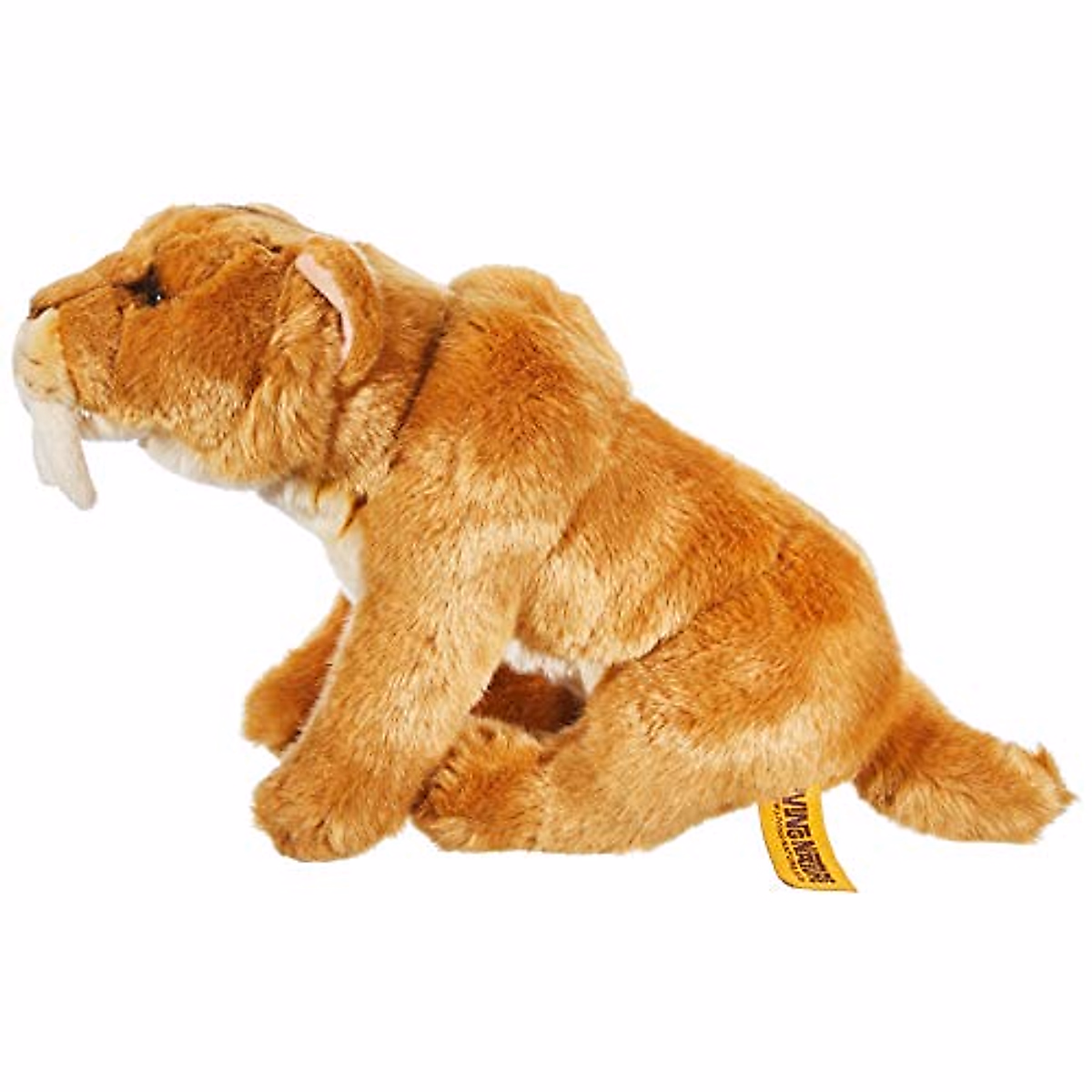 Living Nature Sabre Toothed Tiger, Realistic Soft Cuddly Prehistoric Toy, 12 Inches