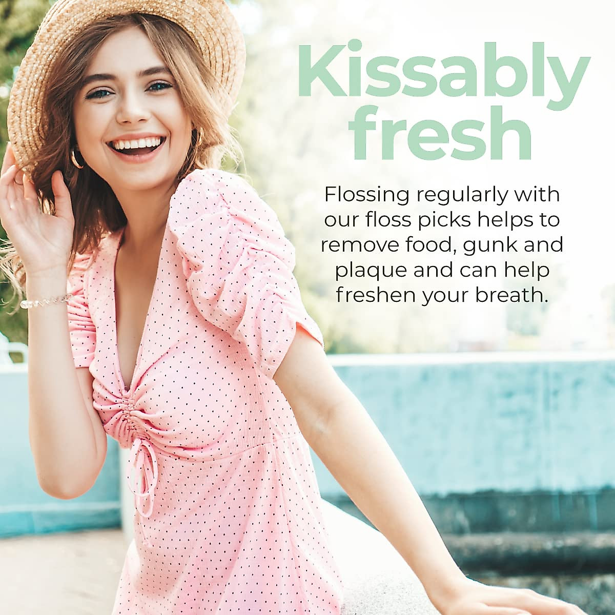 Lewie Floss Coin - Dental Floss Picks (32 Count) - High Toughness & Thin Thread Floss Picks for Removing Plaque - Compact, Travel-Friendly Tooth Flossers with Portable Package - 2pk, 64 pics