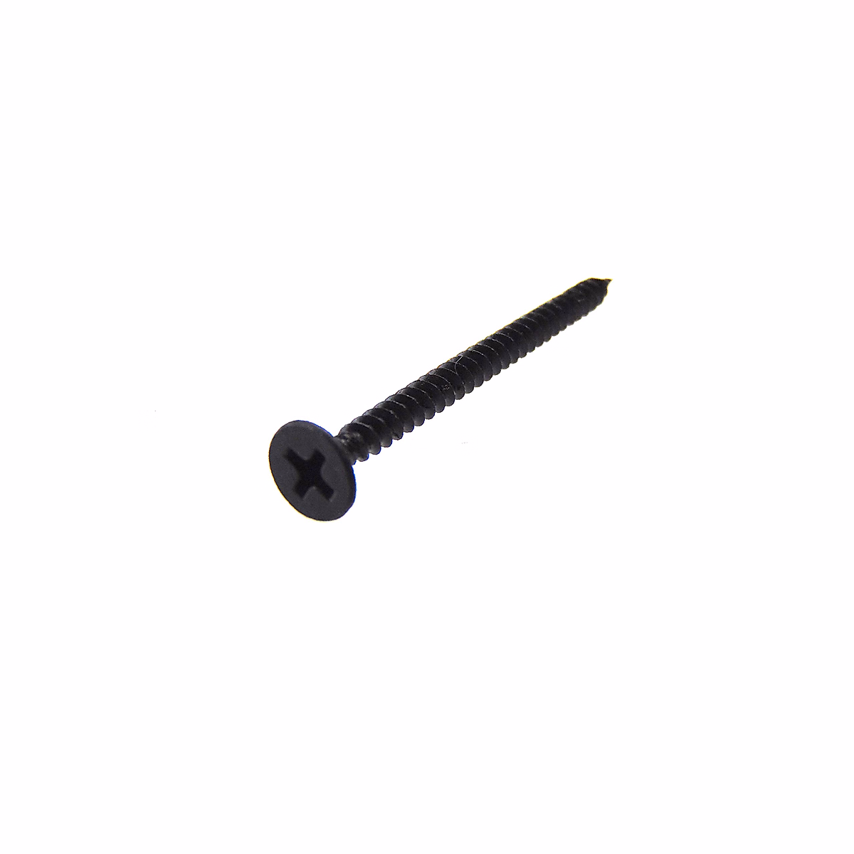 Phosphate Coated Stainless Flat Head Phillips Wood Screw M3.5 Black Finish by Boltstar (1 - 3/4 inch)