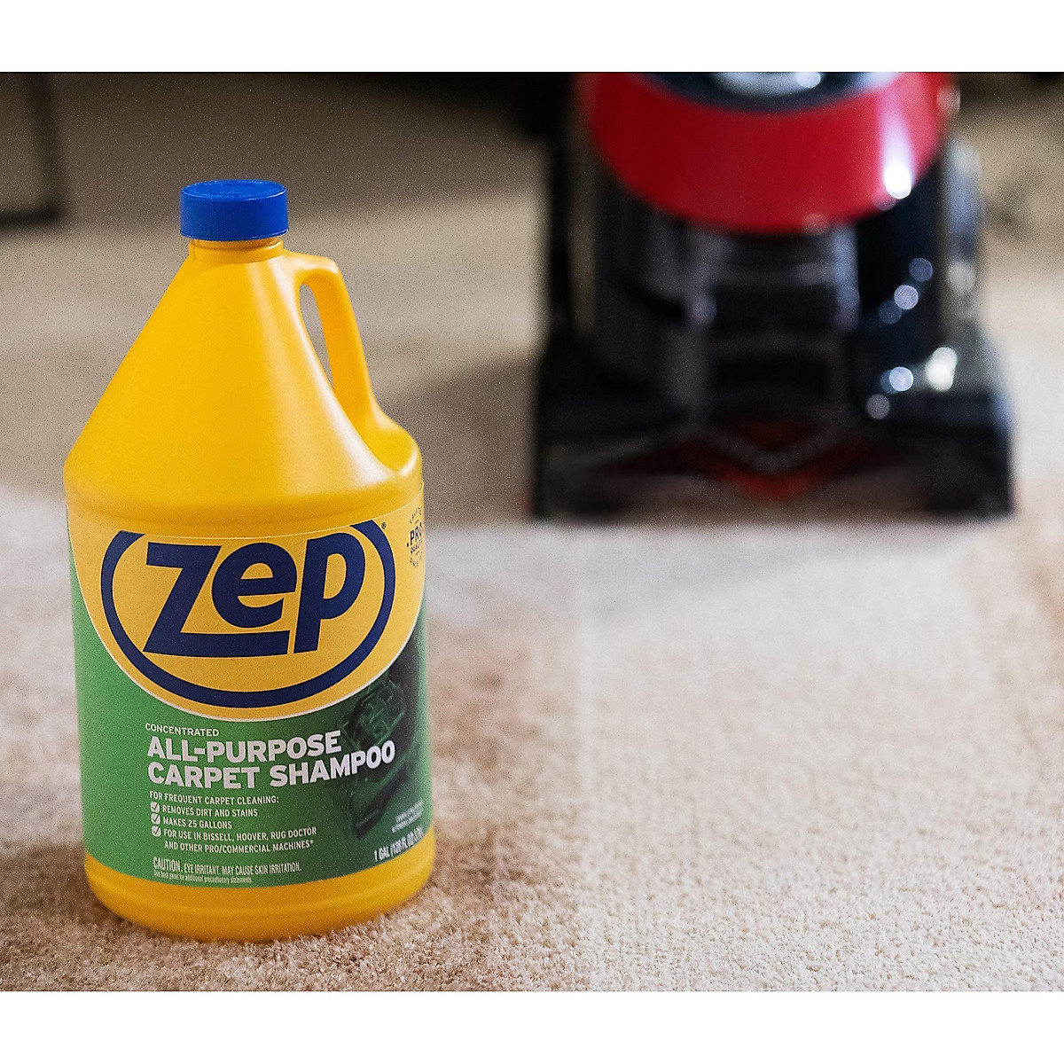 Zep All-Purpose Carpet Shampoo Concentrate 128 ounce ZUCEC128 (formerly Carpet Extractor) , Blue