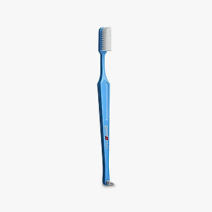 Paro M43 Toothbrush 708 | Compact Brush Head with Medium Bristles and Exchangeable Inter Space F | 4 Rows, 43 Tufts (12 Pack Multicolor)
