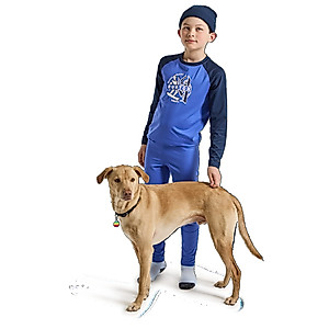 Burton Kids' Standard Base Layer Tech T-Shirt, Dress Blue/Amparo Blue, Small