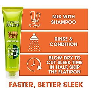 Garnier Hair Care Fructis Sleek Shot In-shower Styler, 5.1 Fluid Ounce