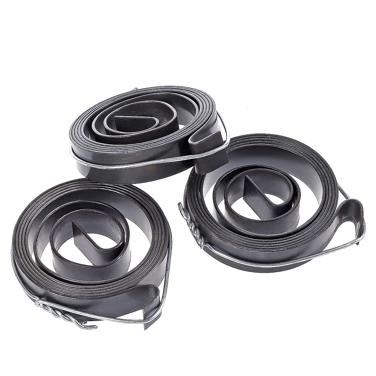 TOPPROS Pack of 4 Drill Press Return Spring, Quill Spring Feed Return Coil Spring Assembly, 2.2Ft Long, 35 x 6 x 0.7mm