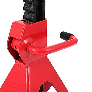 ROADFAR 3 Ton 1 Pair Jack Stands For Car Truck Auto Lift, Red