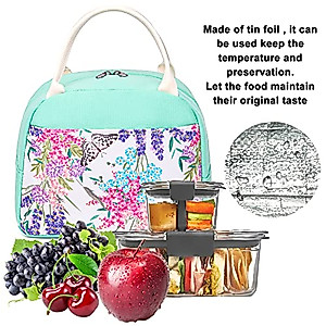 Bluboon Canvas Bookbags School Backpack Set Laptop Schoolbag for Teens Girls Middle School