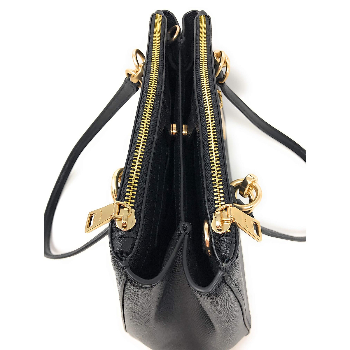 Coach Etta Carryall Crossbody Shoulder Handbag Purse F76938 (IM/BLACK), Large