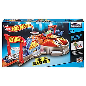 Mattel Hot Wheels Launching Garage Playset