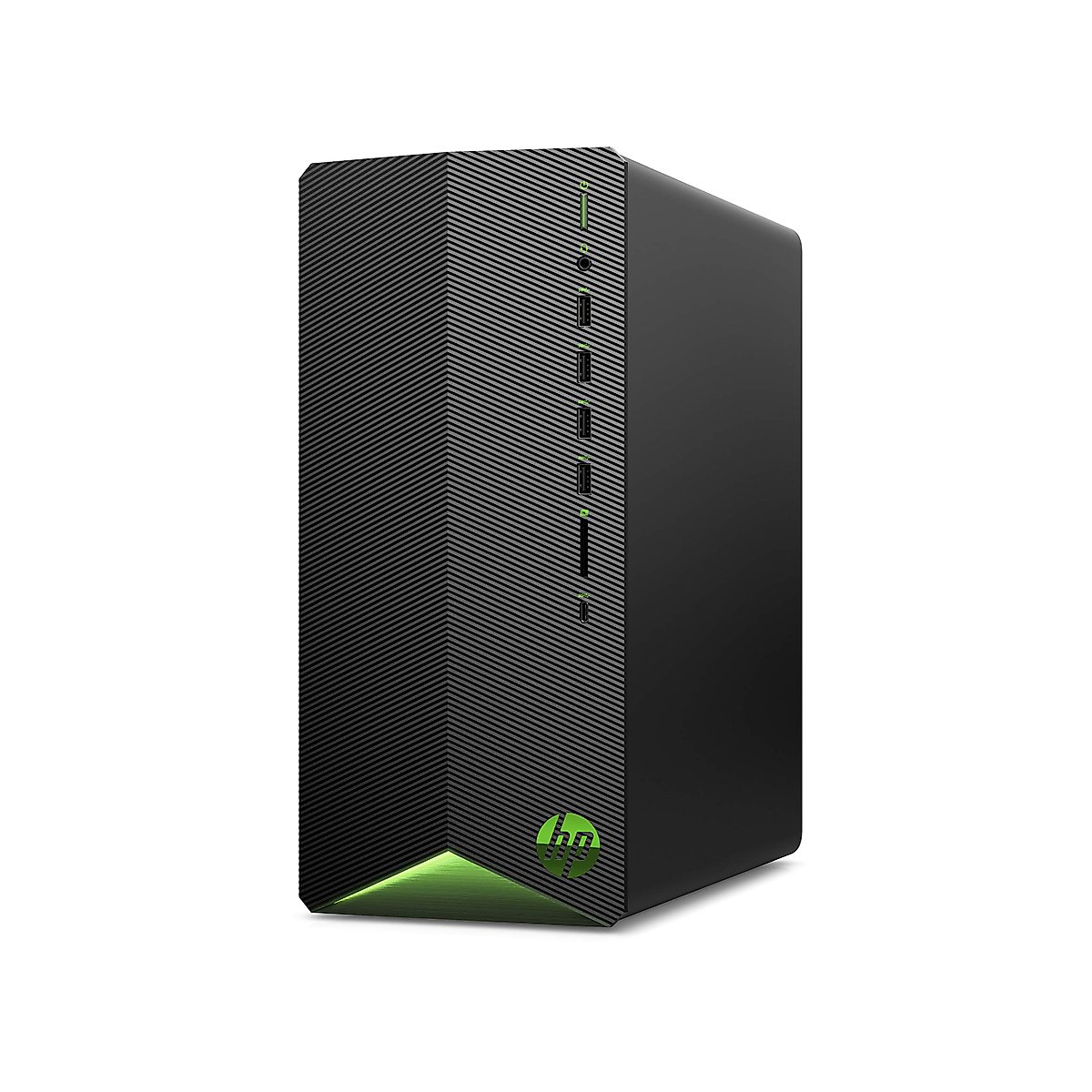 HP Pavilion Gaming Desktop, 10th Generation Intel Core i5-10400F Processor, NVIDIA GeForce RTX 3060 Graphics, 8 GB RAM, 512 GB SSD, Windows 11 Home (TG01-1161, Shadow Black)