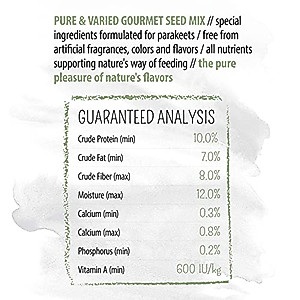 Witte Molen Pure Parakeet Gourmet Seed Mixture and Treat Sticks for Parakeet (Pure Parakeet Gourmet Seed Mixture)