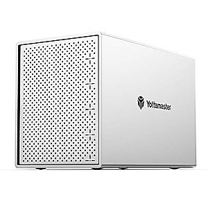 Yottamaster Aluminum 5 Bay USB3.1 Type C External Hard Drive Enclosure for 3.5 2.5 Inch SATA HDD SSD Support 5 x 16TB, Mac Style Direct Attached Storage (DAS)- NO RAID [PS500C3]