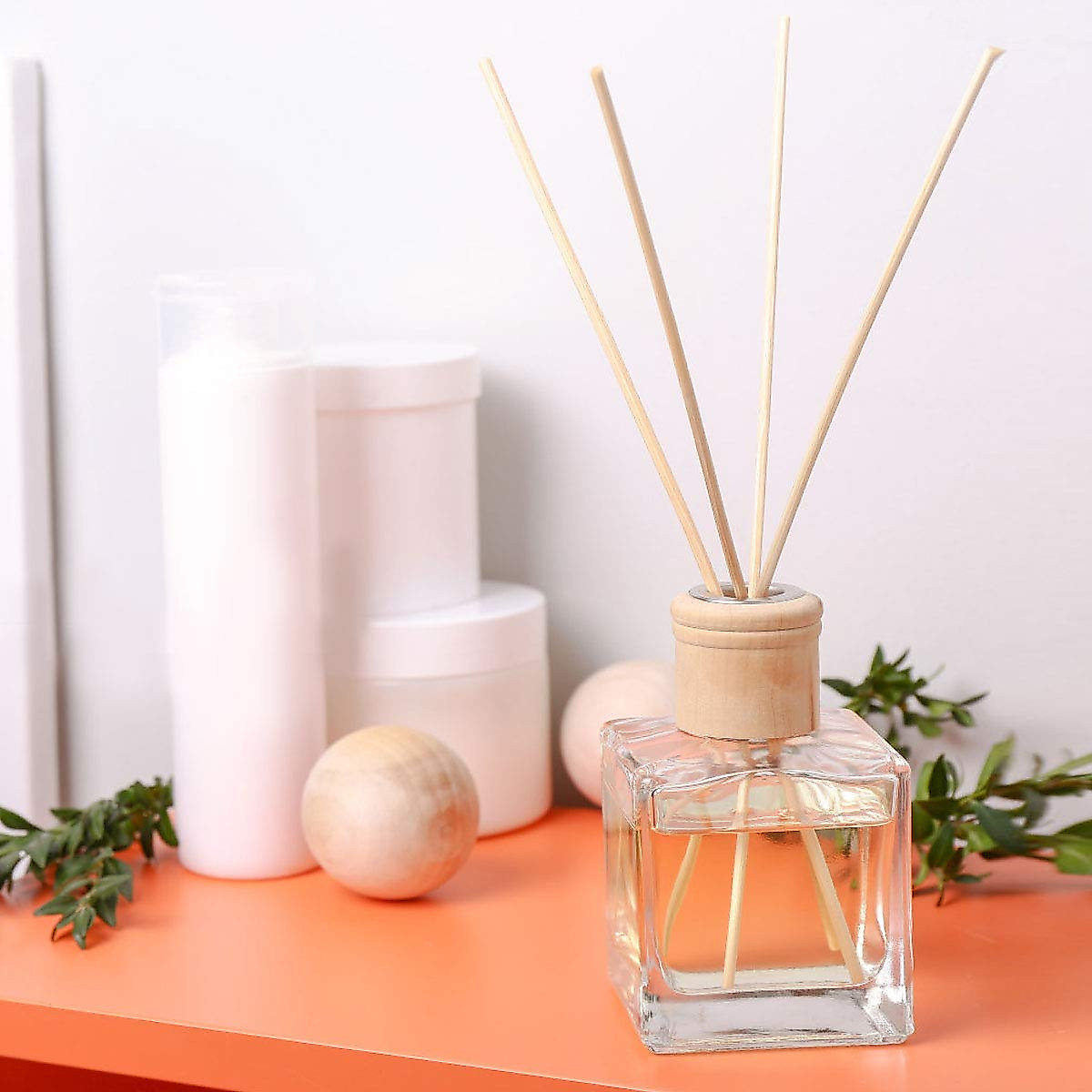 KEILEOHO #8 Reed Spline 65 Feet x 3/16 Inches Cane Webbing for Weaving, Cane Webbing for Chair Repair, Strong Permeable Cane Webbing Roll for Winding, Modeling, Decoration, Weaving, Aromatherapy