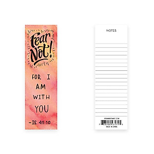 Swanson Christian Products Christian Bookmarks - Inspirational Religious Bookmarks for Kids, Teens, Men or Women - Bible Bookmarks with Scriptures - Fear Not - Isaiah 41:10 - Package of 25.