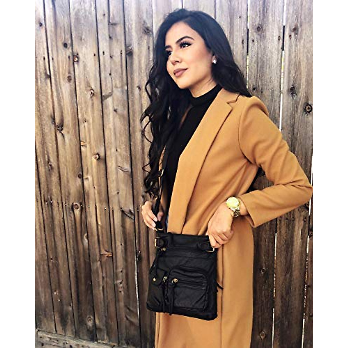 Scarleton Purses for Women, Crossbody Bags for Women, Crossbody Purse with Multiple Pockets, Mothers Day Gifts Purse Medium, H183313L - Green