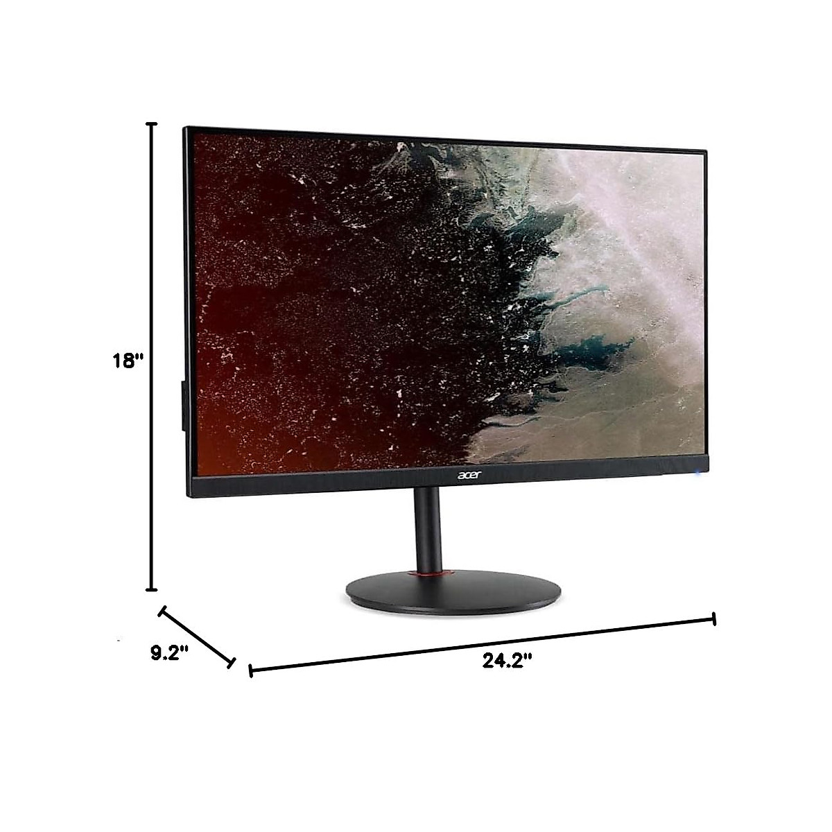 Acer Nitro XV272U Vbmiiprx 27" Zero-Frame WQHD 2560 x 1440 Gaming Monitor | AMD FreeSync Premium Agile-Splendor IPS Overclock to 170Hz Up 0.5ms 95% DCI-P3 1 Display Port & 2 HDMI 2.0