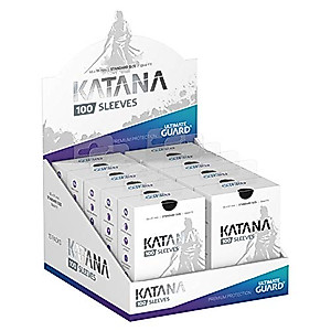 Ultimate Guard Matte Blue Katana Sleeves Standard Size Standard Size 100 ct Card Sleeves Individual Pack