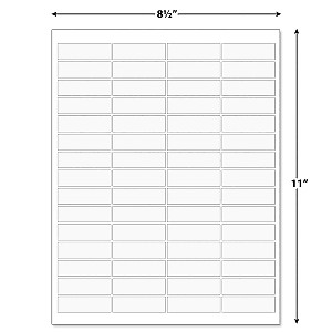 Colorful Images Beautiful Wilderness Return Address Mailing Labels, Personalize with Name & Addresses, Set of 240 Self Adhesive, Easy Peel Flat Label Sheets, ⅝ x 2", 4 Designs