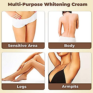 LightenUp Plus Active Skin Brightening Cream - 3.4 Fl oz / 100 ml - Hyperpigmentation Cream, Dark Spots Creams For Face and Body