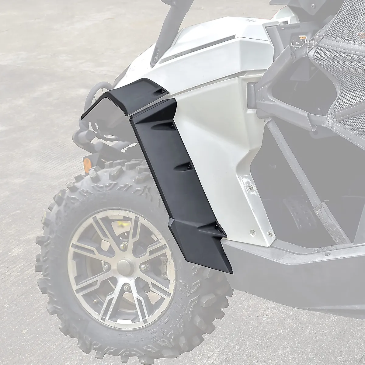 SAUTVS Extended Fender Flares Mud Flaps Wider XXL Mud Guards Extension for Can-Am Commander & Commander Max 800 1000 2011-2020 Accessories (8PCS, Replace 715002451, 715001013)